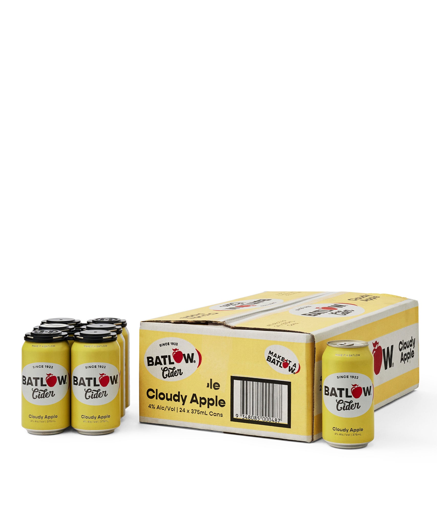 Batlow Cloudy Cider Cans - Case (24 x 375mL) – batlowciderco